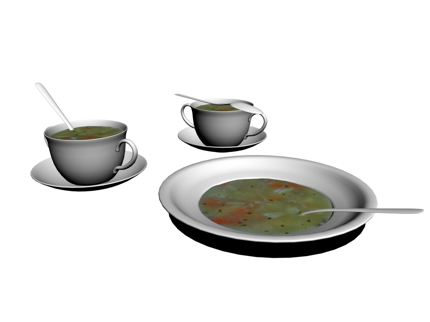 Vegetable Soup 3D Model - TurboSquid 1449073
