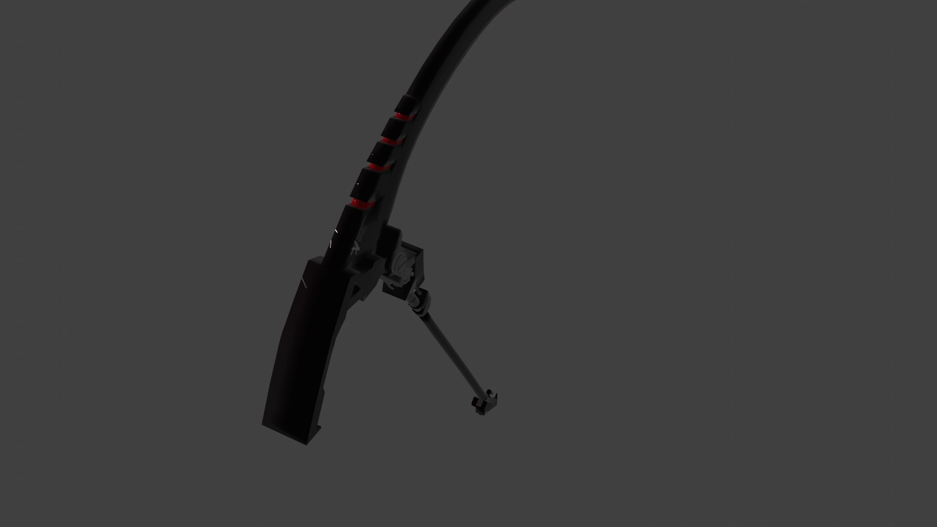 3D King Scythe Of The Crow Tower Of Fantasy Model - TurboSquid 1948968