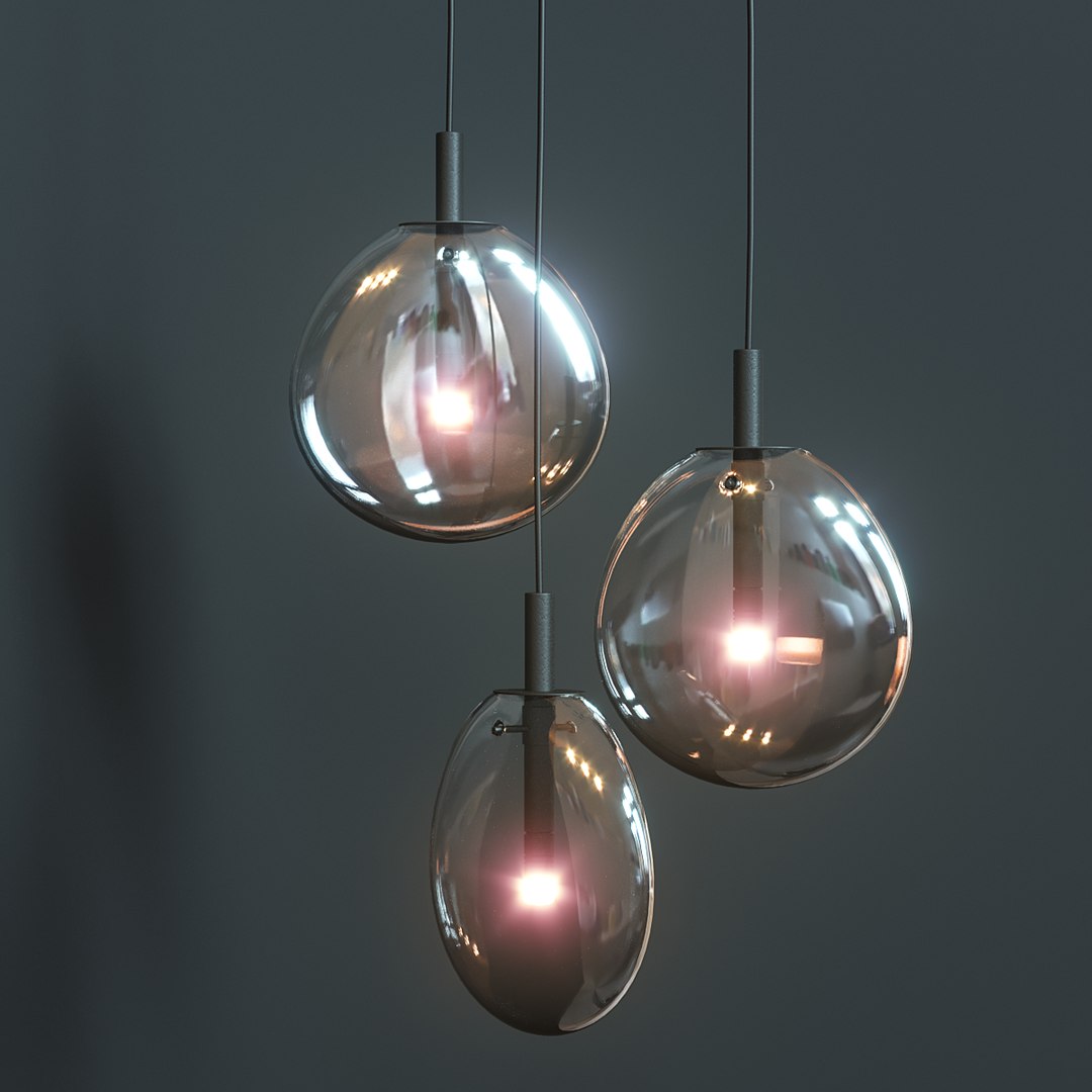3D Cantina Medium Led Pendant Model - TurboSquid 1610387