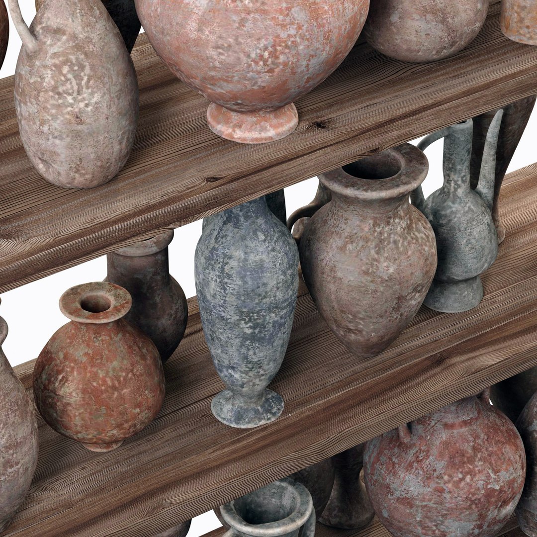 3D Dishes Clay Rack N2 - TurboSquid 1880461