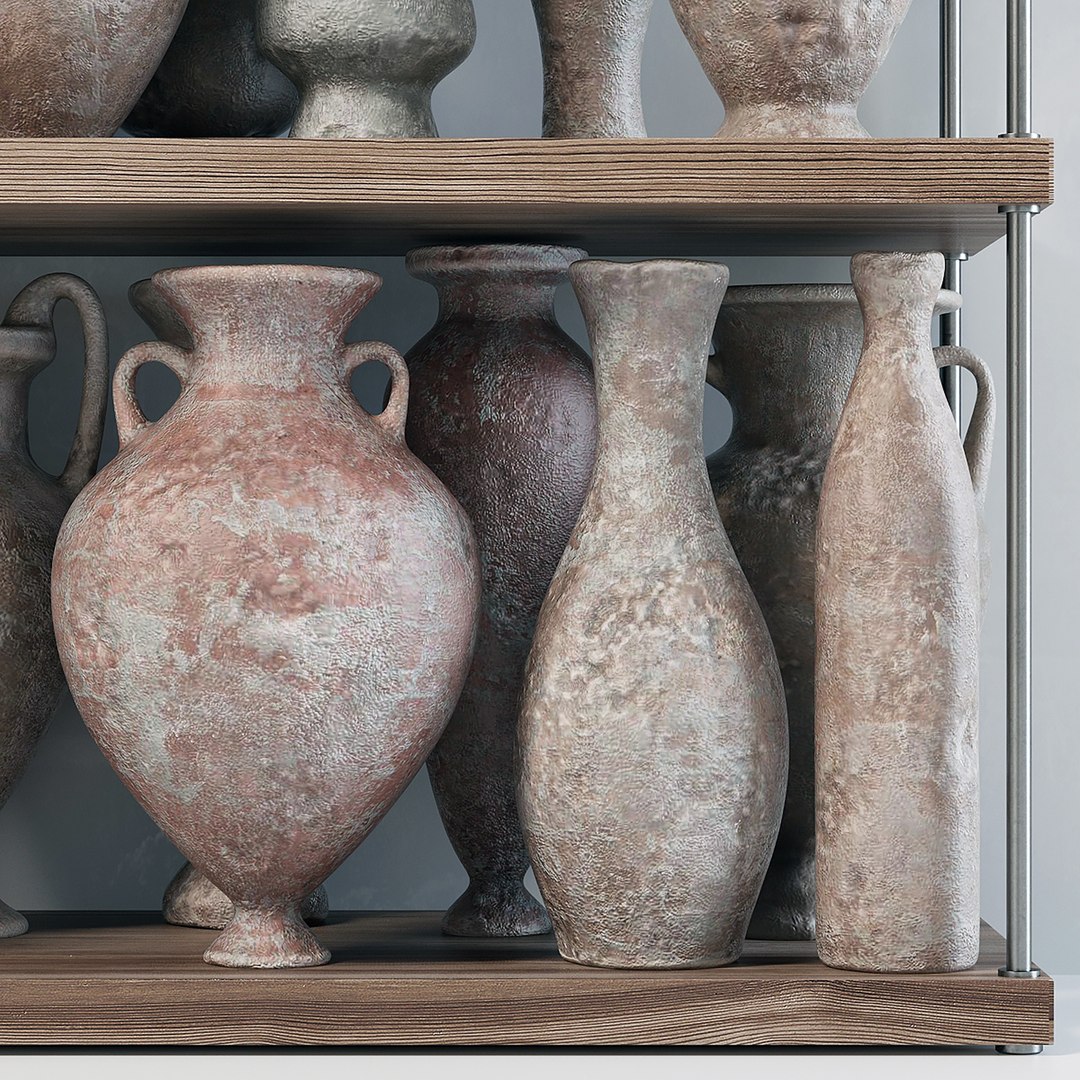 3D Dishes Clay Rack N2 - TurboSquid 1880461