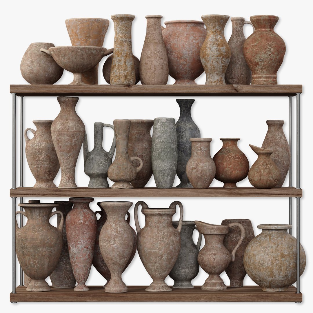 3D Dishes clay rack n2 - TurboSquid 1880461