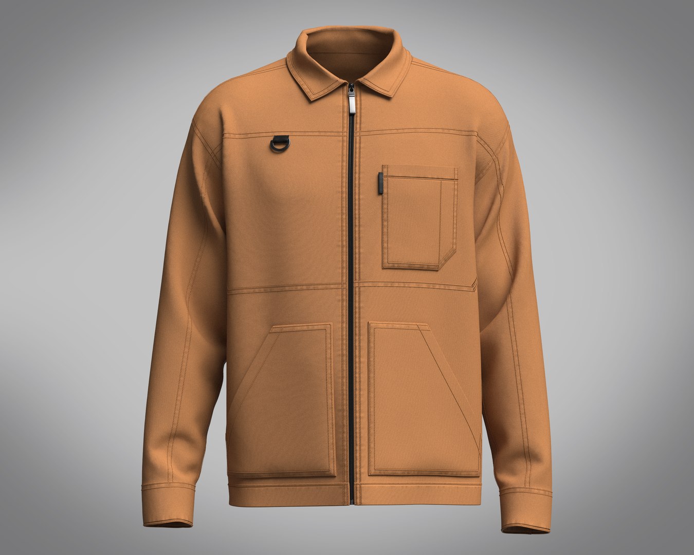 Pocket Jacket-Workwear Model - TurboSquid 1985828