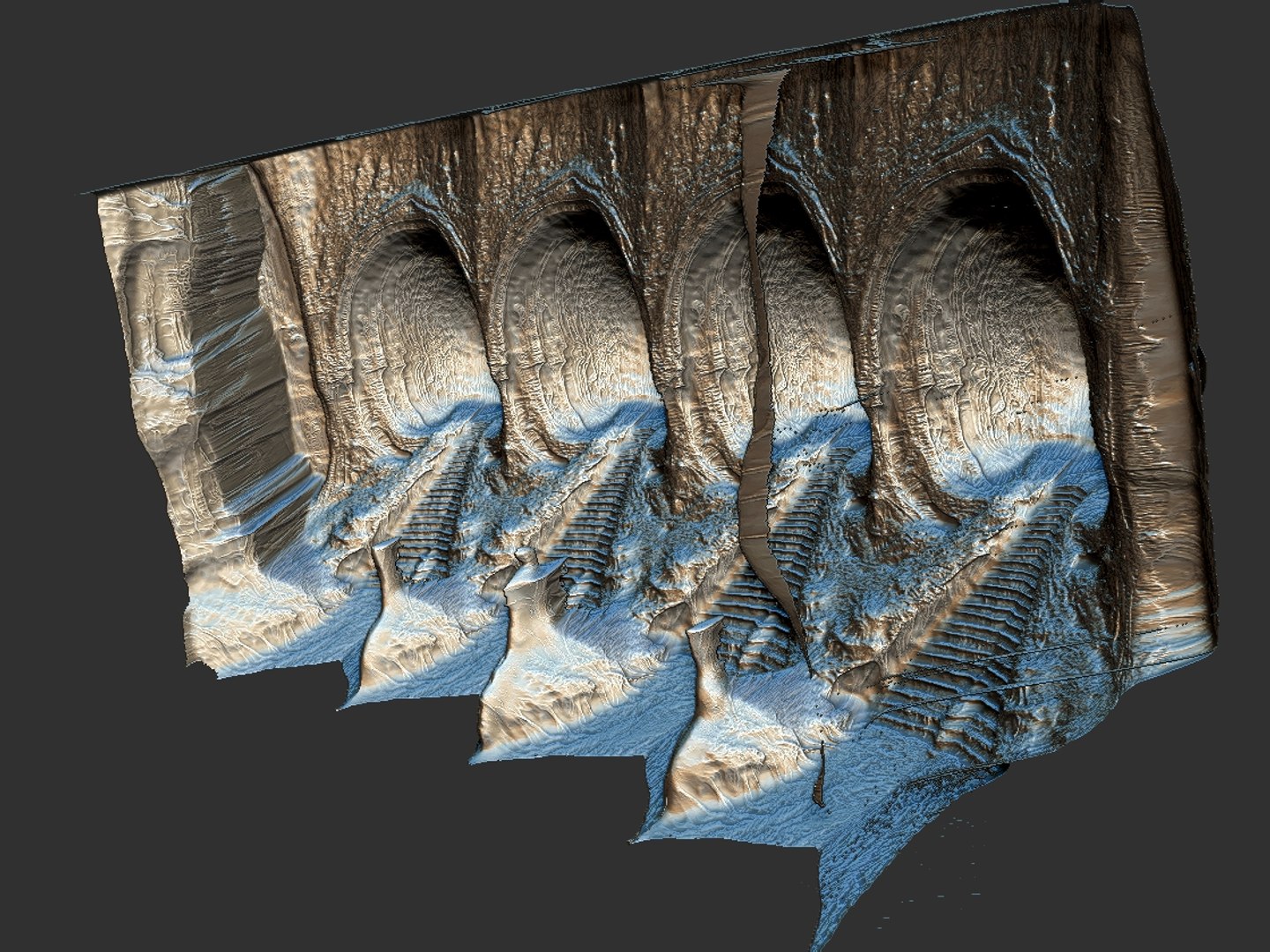 Alien Mine Tunnels 3D Model - TurboSquid 2094058