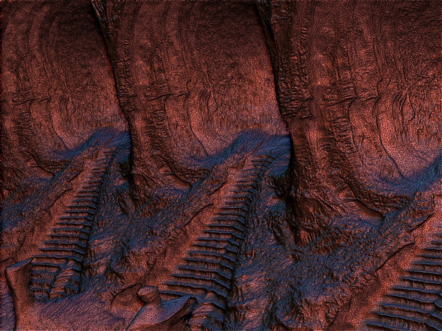 Alien Mine Tunnels 3D Model - TurboSquid 2094058