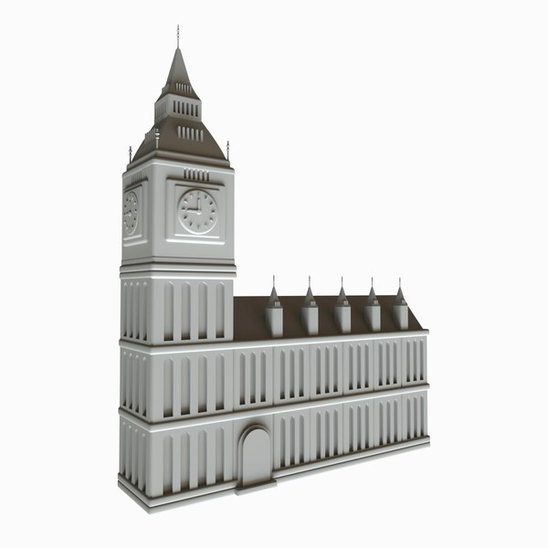 3D Big Ben - Low Poly Asset des Parlaments 3D-Modell - TurboSquid 1559848