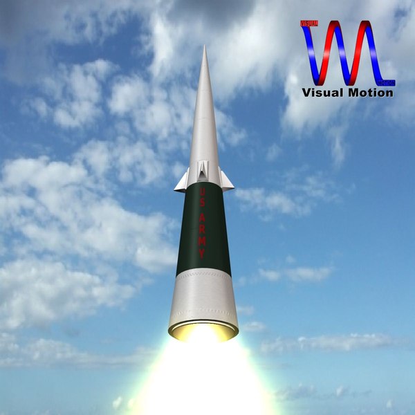 modelo 3d Ejército de los Estados Unidos Sprint Missile - TurboSquid 656620