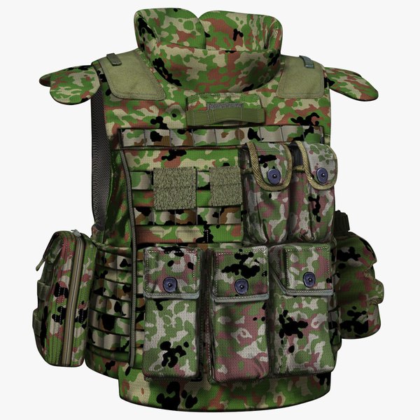 JGSDF-Körperschutzweste Typ3 3D-Modell - TurboSquid 1899080