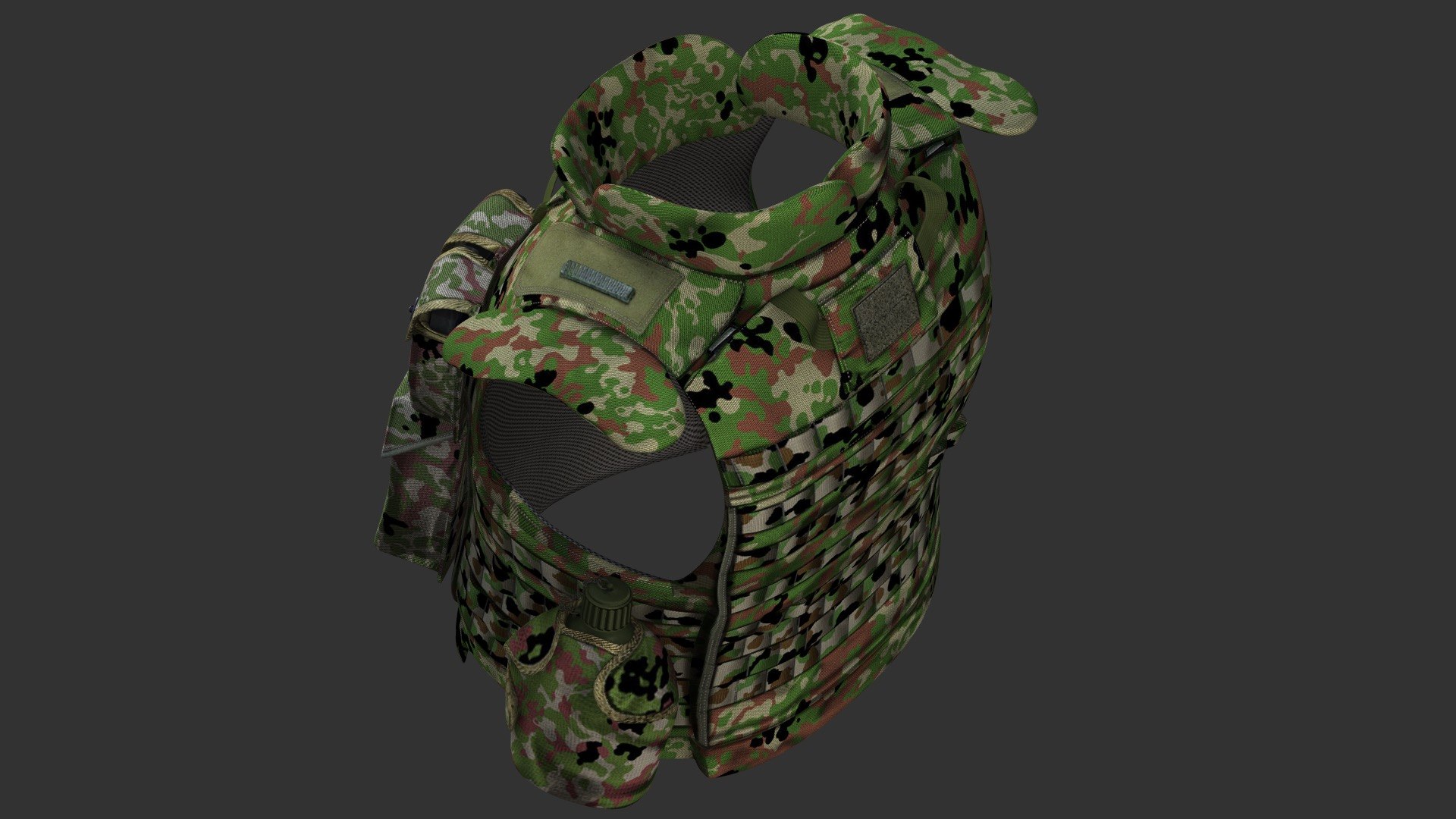 3D Model JGSDF Body Armor Vest Type3 - TurboSquid 1899080