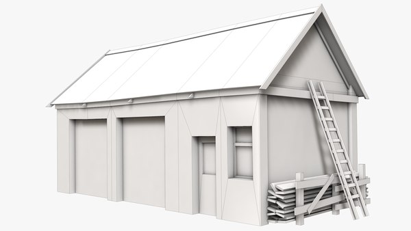 Warehouse Low Poly 3D model - TurboSquid 1993954