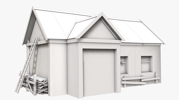 Warehouse Low Poly 3D model - TurboSquid 1993954