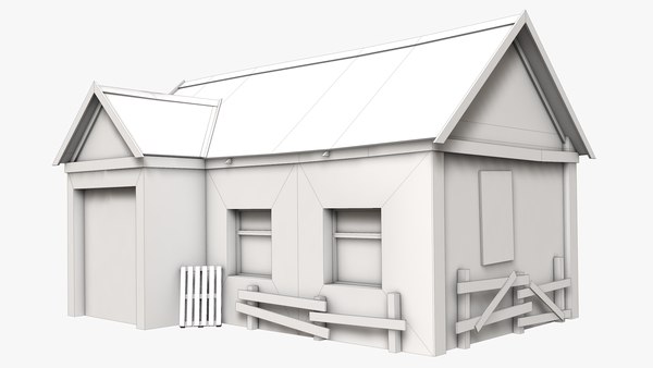 Warehouse Low Poly 3D model - TurboSquid 1993954