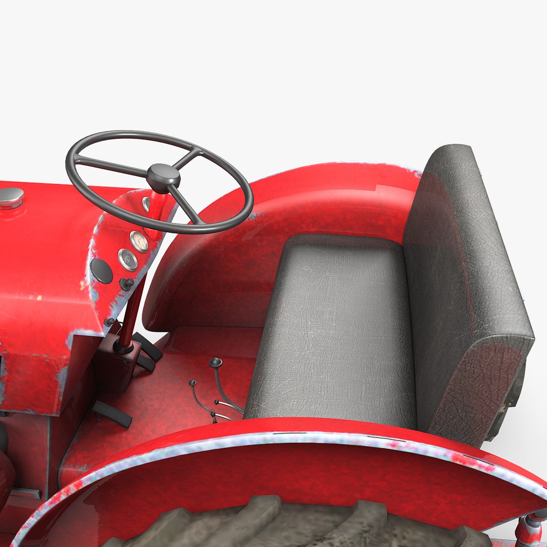 3D Vintage Tractor David Brown Model - TurboSquid 1166839