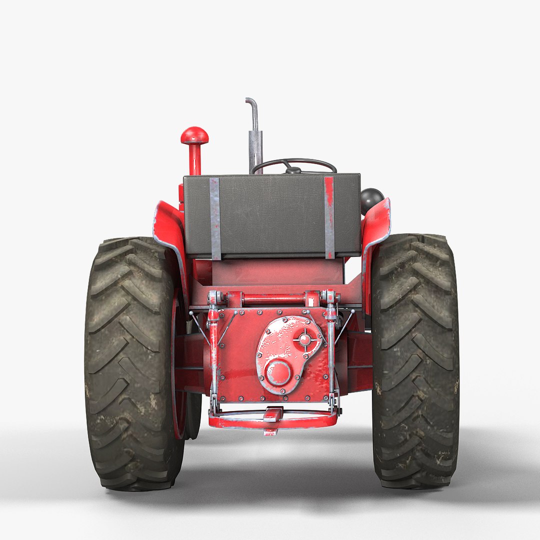 3D Vintage Tractor David Brown Model - TurboSquid 1166839