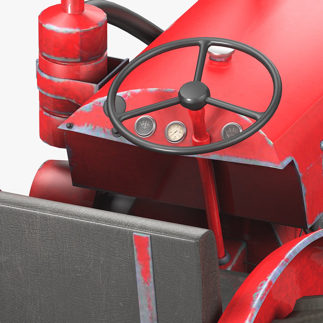 3D Vintage Tractor David Brown Model - TurboSquid 1166839