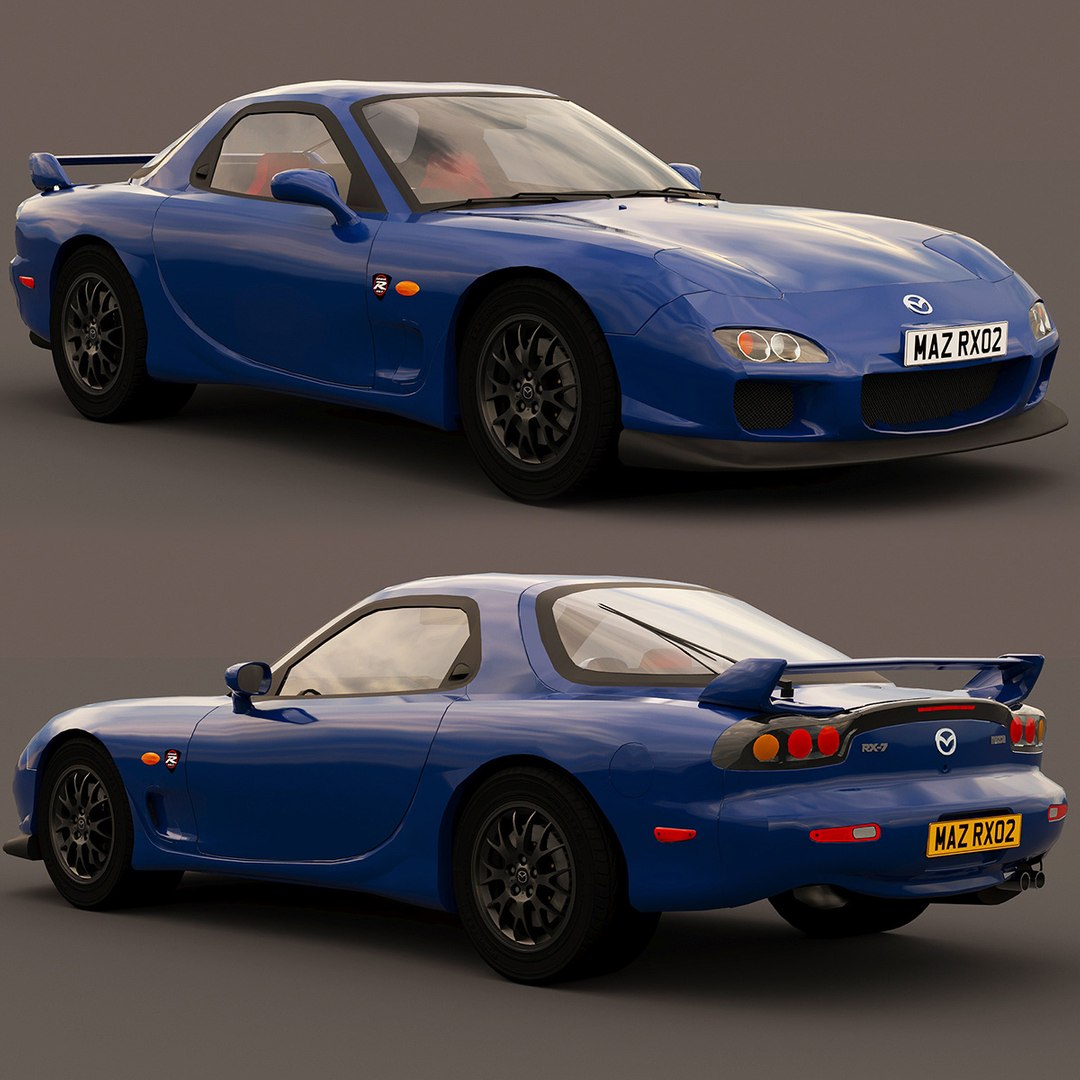 Mazda Rx7 Spirit R 2002 Model - TurboSquid 2157807