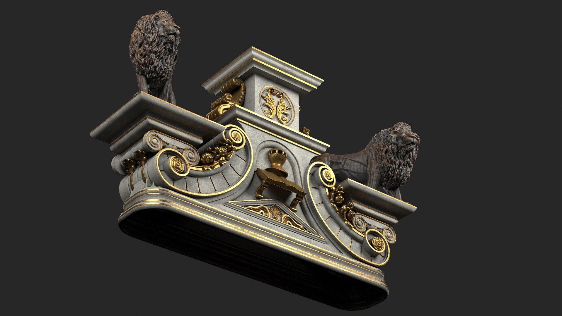Statue Base 3d Model