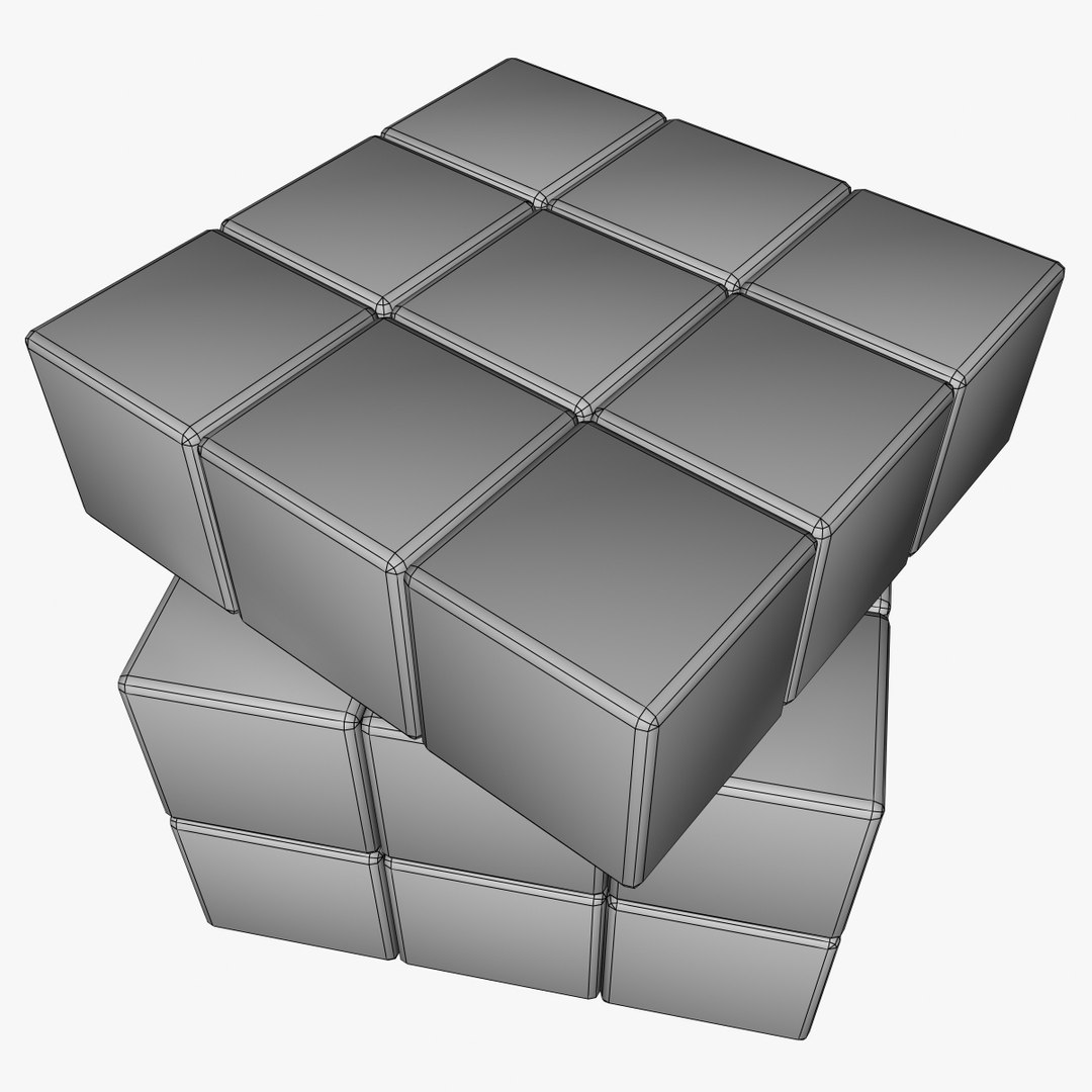 Rubik S Cube 3d Model