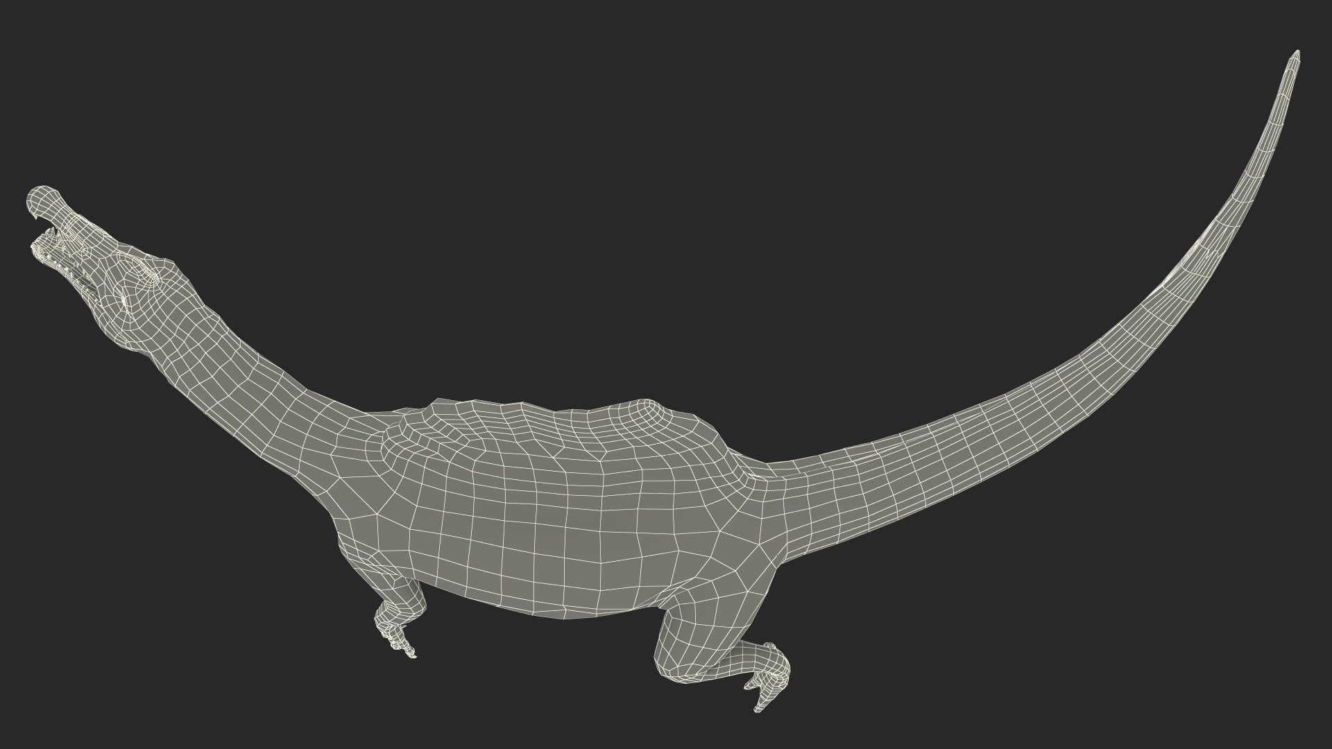 3D Spinosaurus Swimming Pose - TurboSquid 2264771
