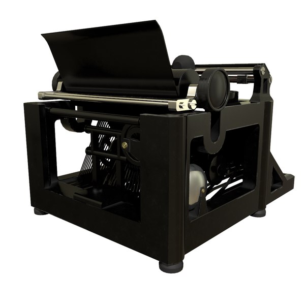 Old typewriter 3D model - TurboSquid 1394851