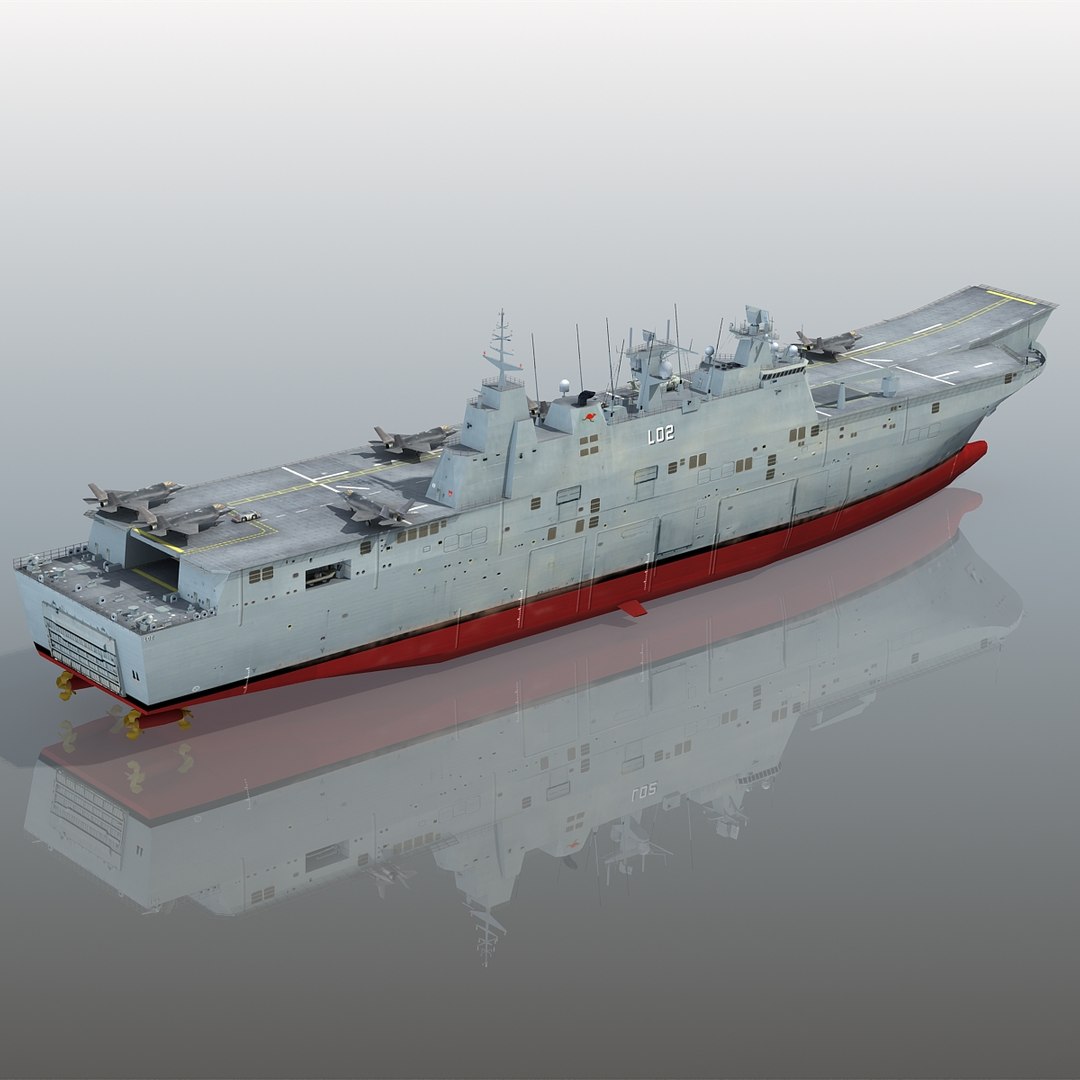 Hmas Canberra Lhd 2 3d Max