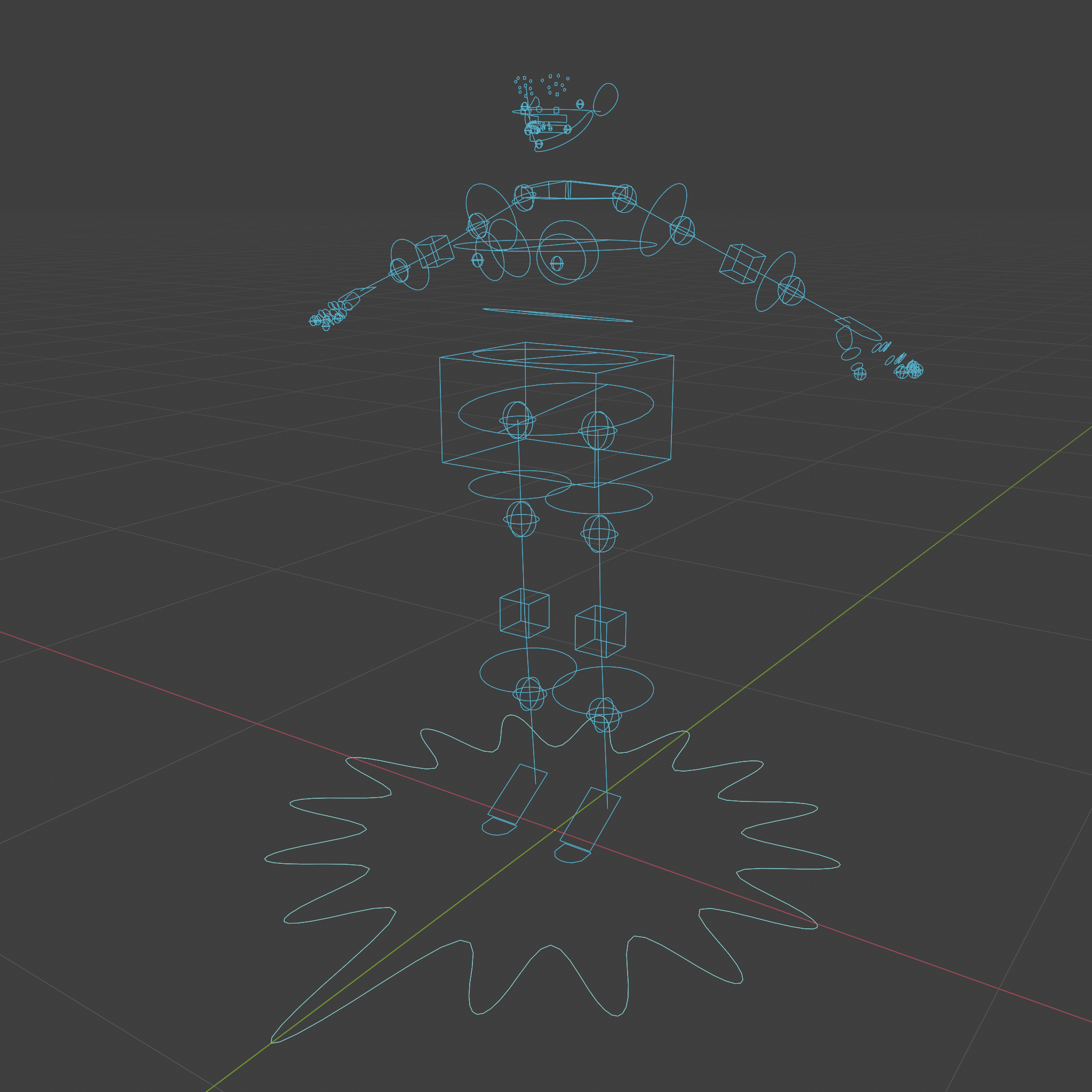 Free humanoid blender rig model - TurboSquid 1438227
