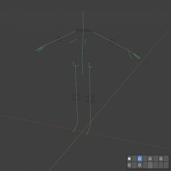 Free humanoid blender rig model - TurboSquid 1438227