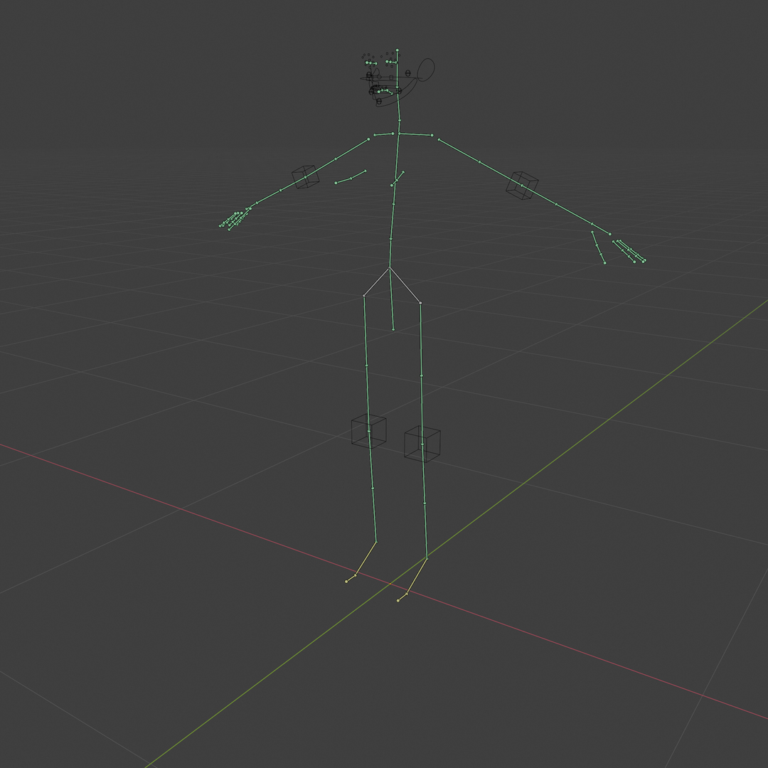 Free humanoid blender rig model - TurboSquid 1438227