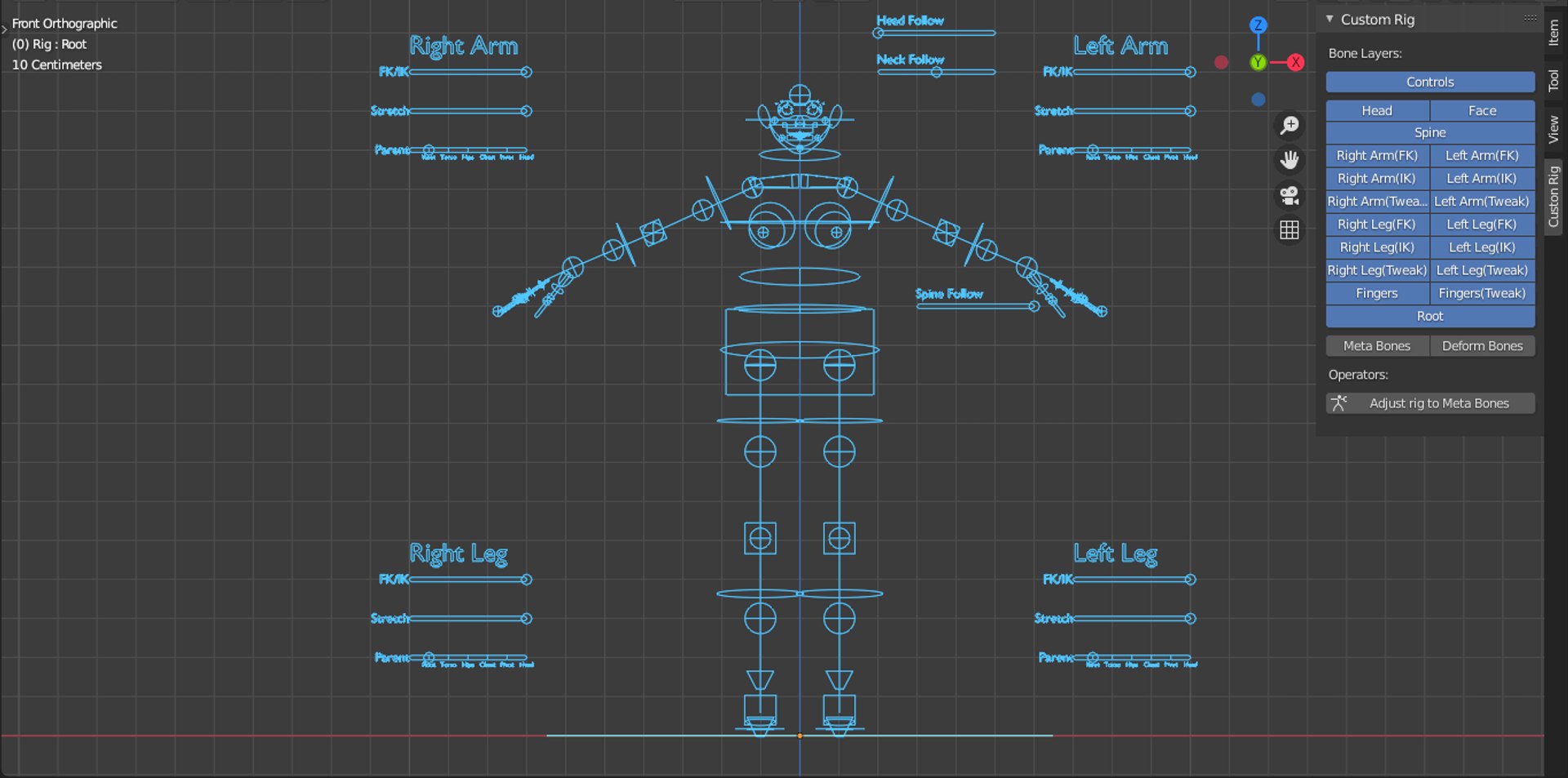 Free Humanoid Blender Rig Model - TurboSquid 1438227