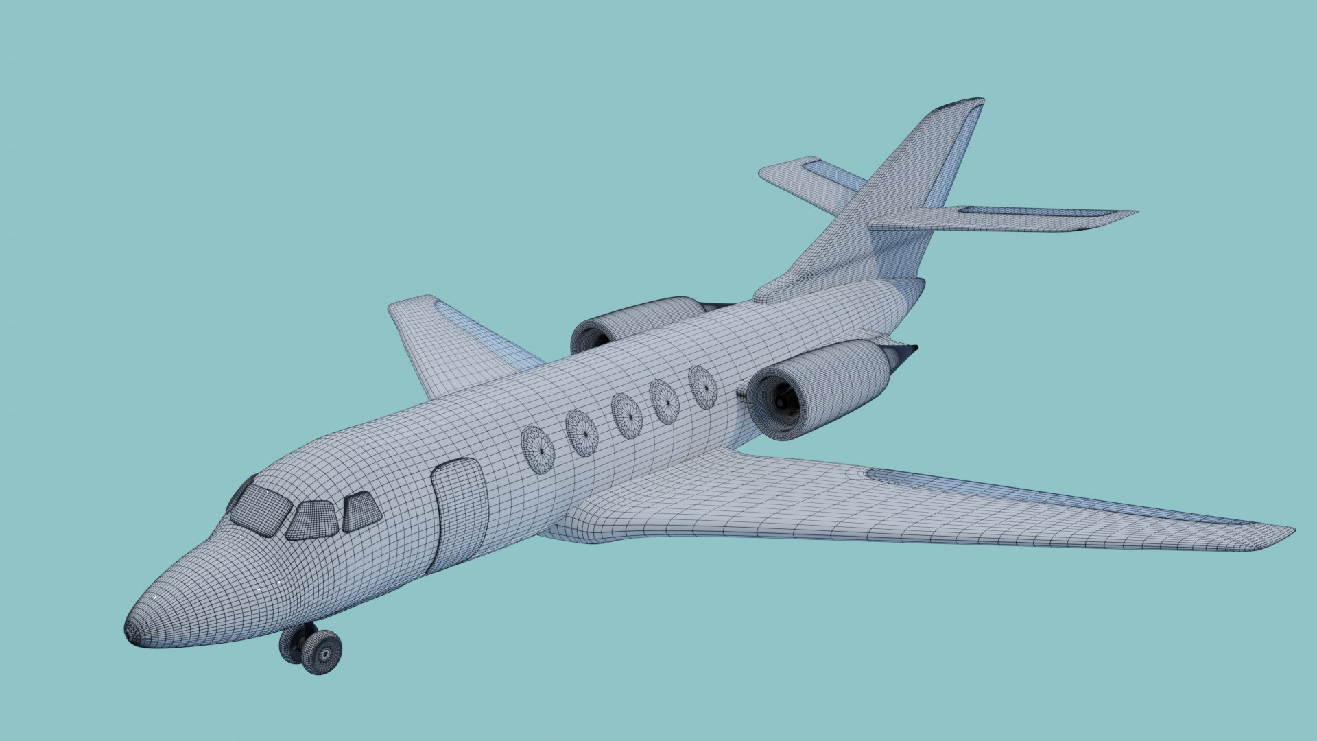 3D Falcon 20 - TurboSquid 1631685