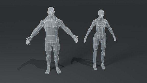 3D model human base mesh - TurboSquid 1671862