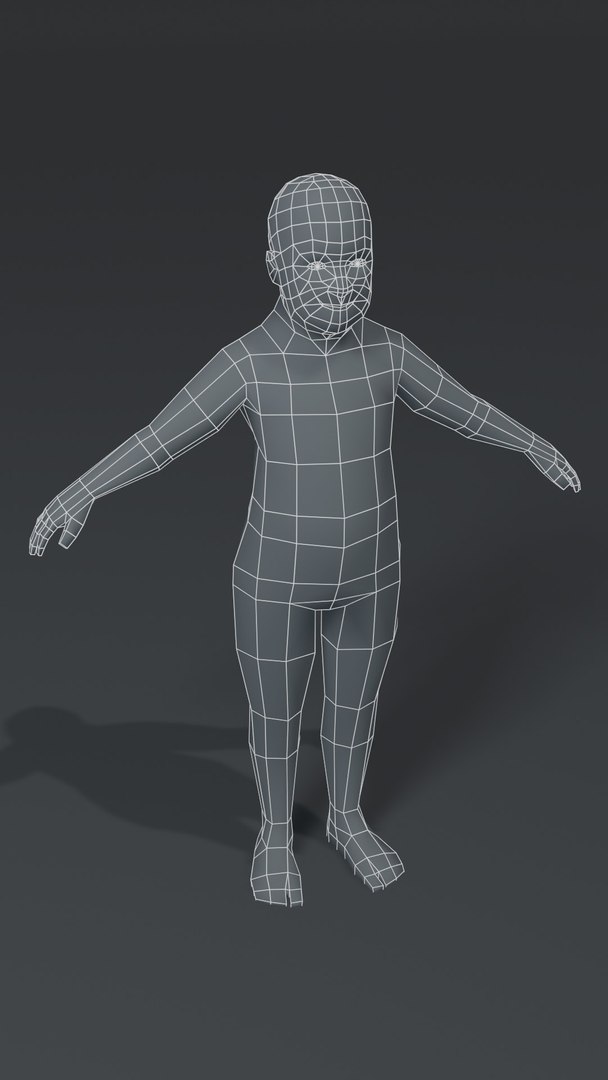 3D model human base mesh - TurboSquid 1671862