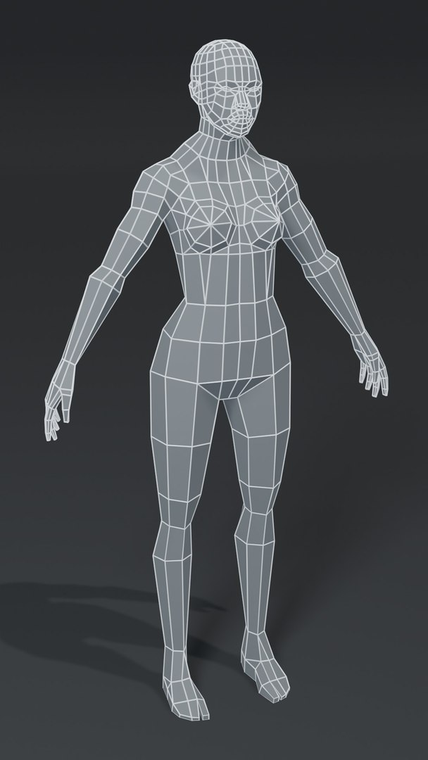 3D Model Human Base Mesh - TurboSquid 1671862