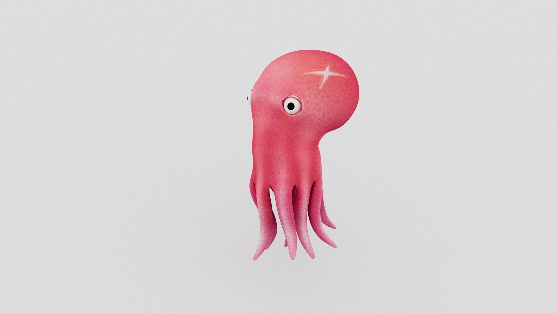 Octopus Cartoon Animate 3D - TurboSquid 2364728