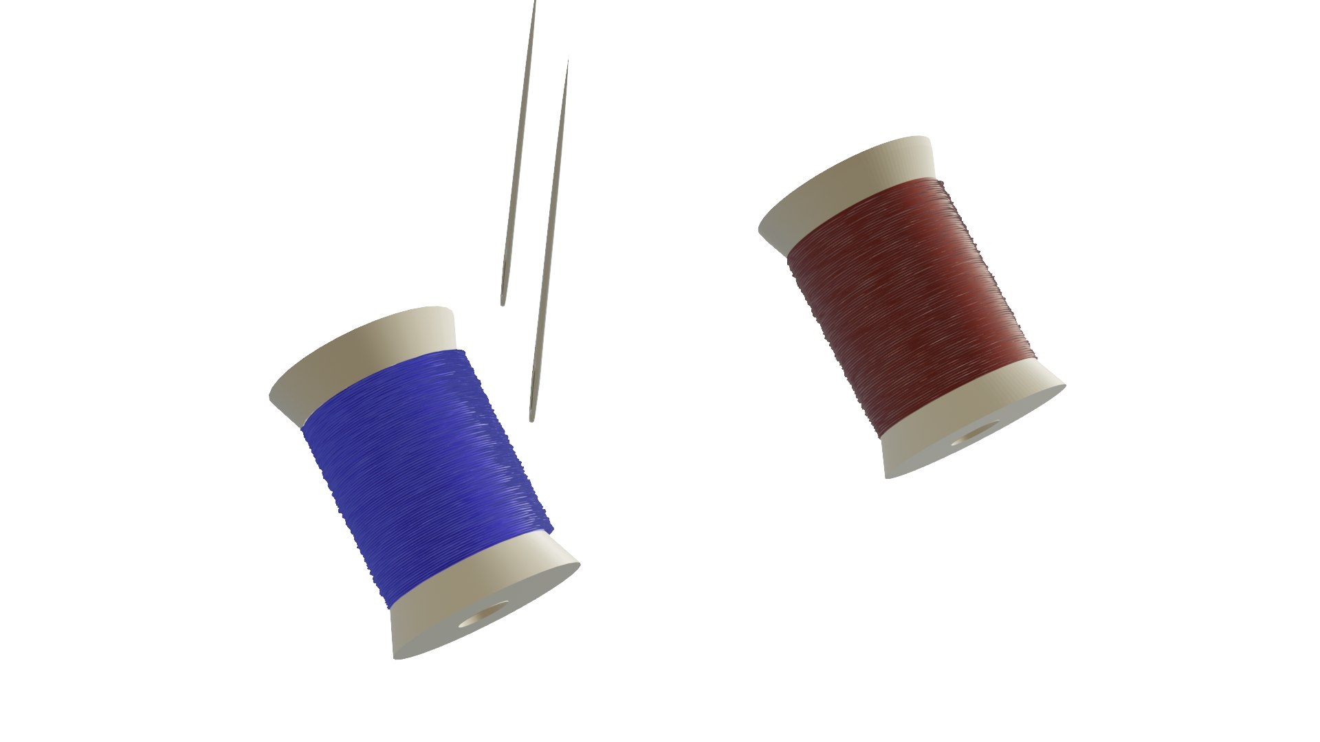 3D Thread And Needle - TurboSquid 1891827