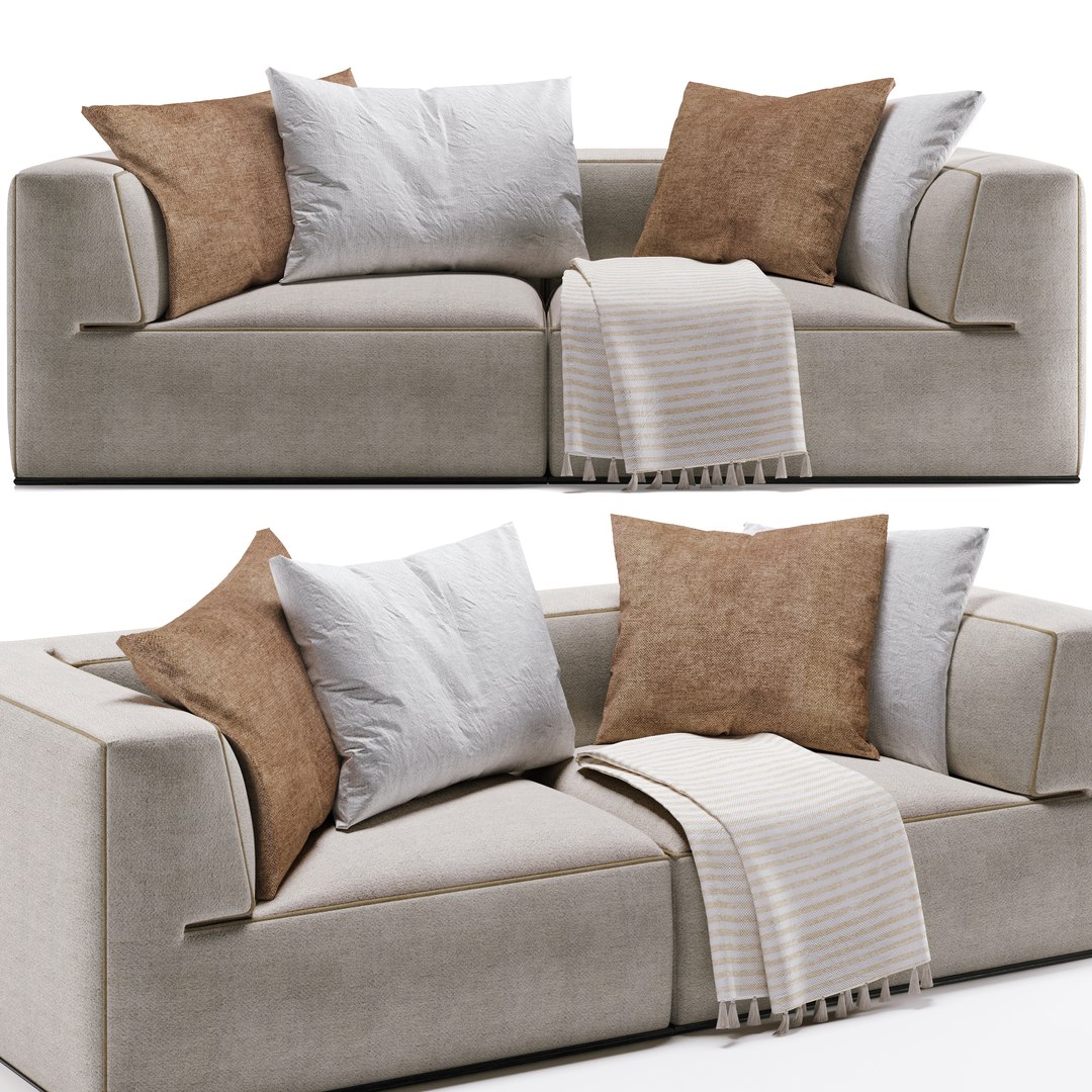 Flex Form Perry Sofa 3D Model - TurboSquid 2101216