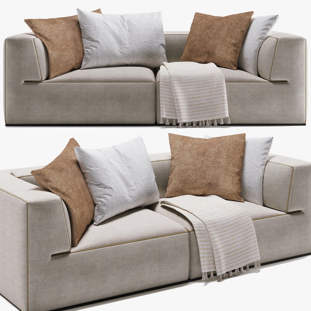 Flex Form Perry Sofa 3D Model - TurboSquid 2101216