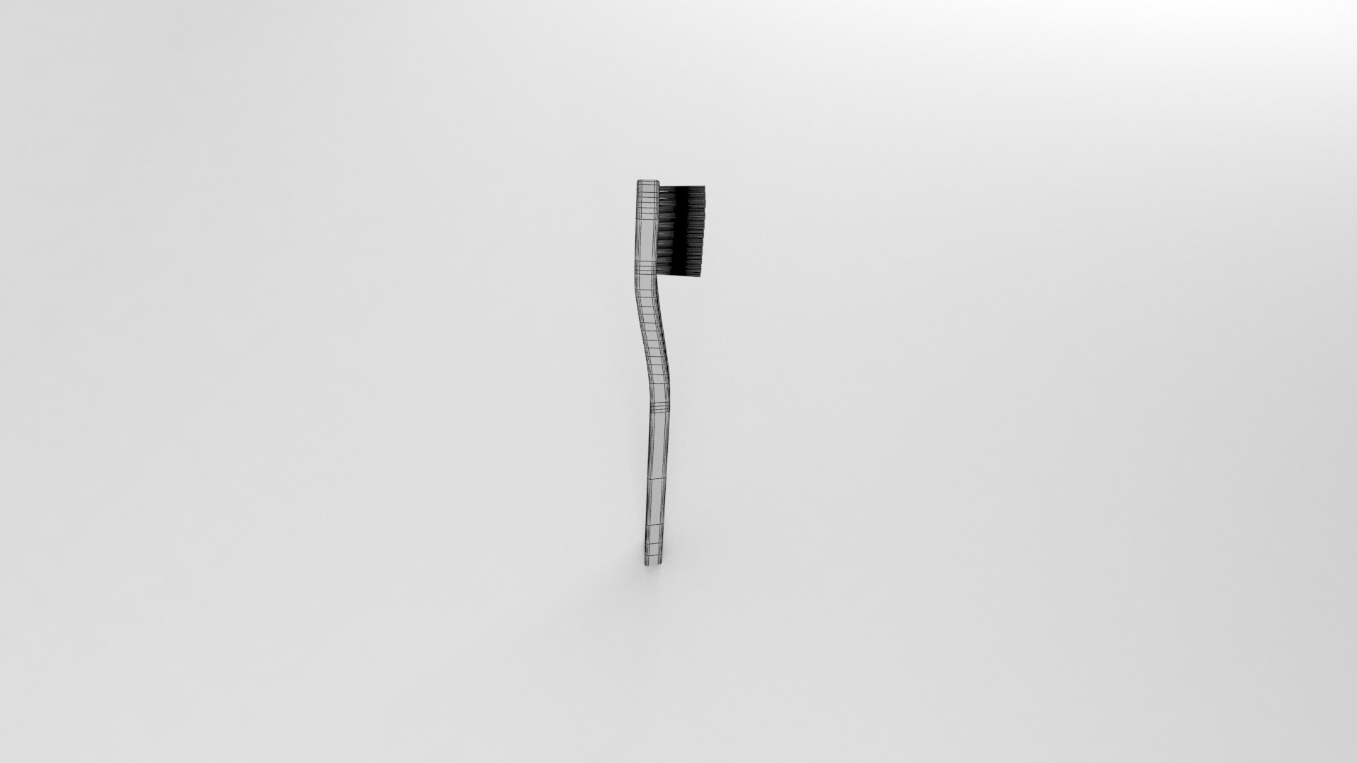 3d Model Basic Toothbrush