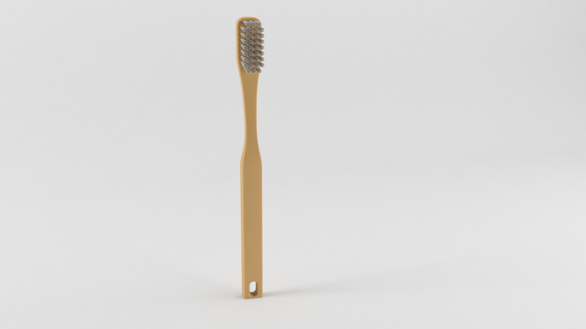 3d Model Basic Toothbrush