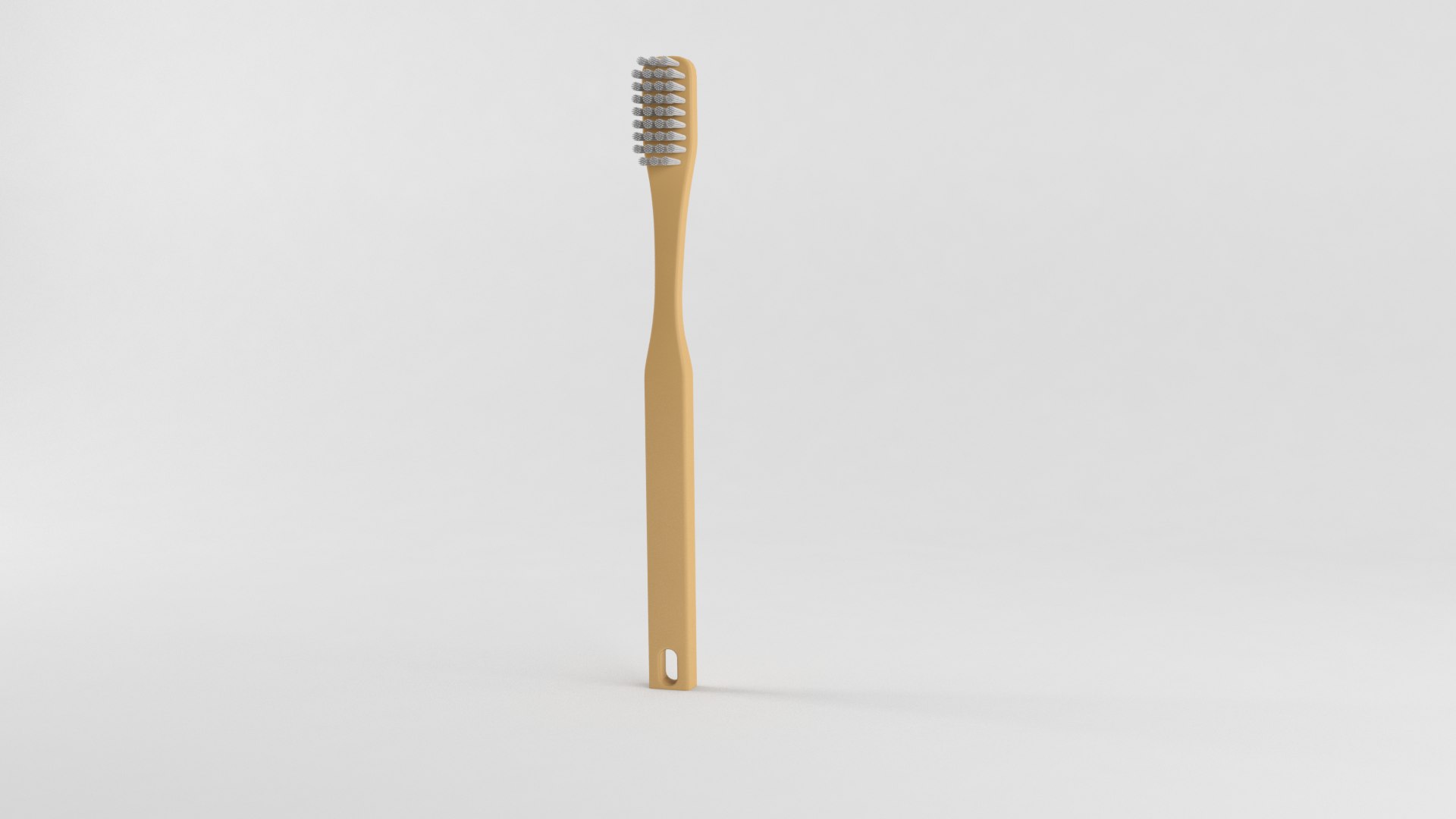 3d Model Basic Toothbrush