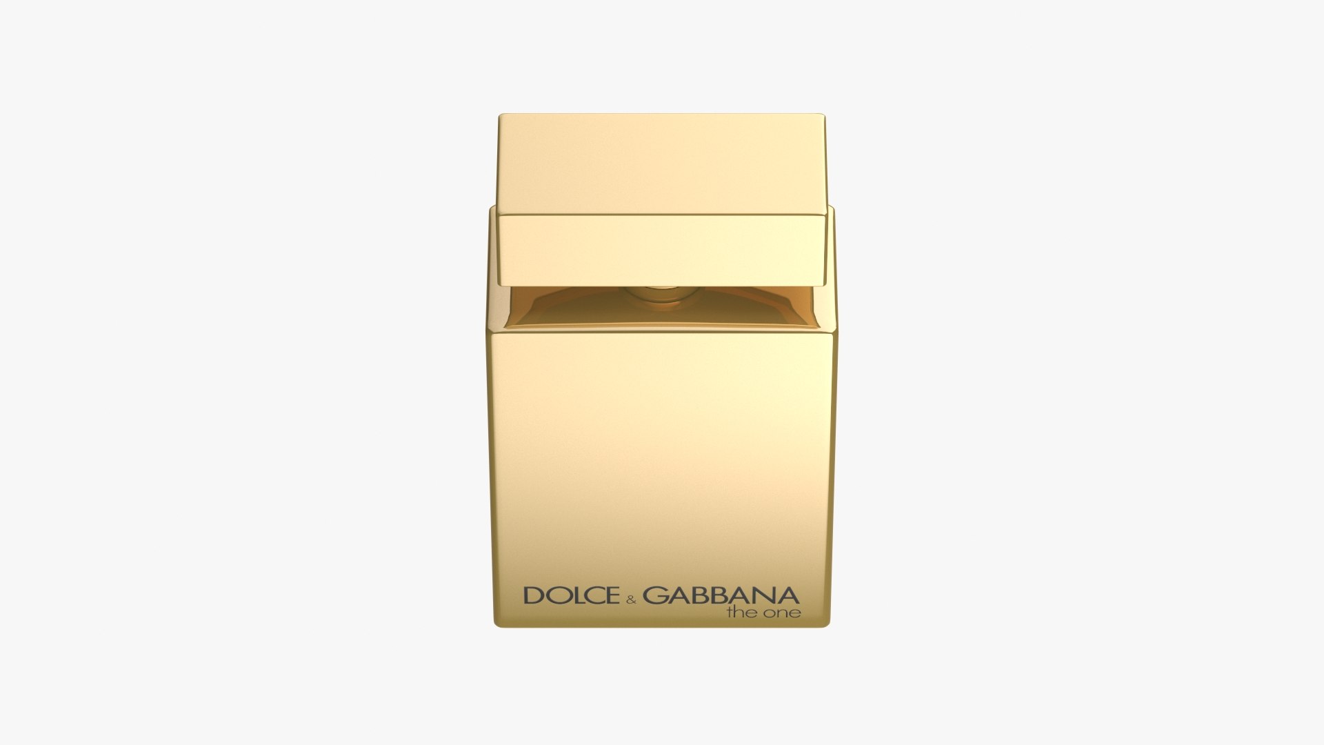 Dolce And Gabbana The One Gold Perfume 3D - TurboSquid 1941615