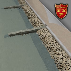 3D Breakwater Models | TurboSquid