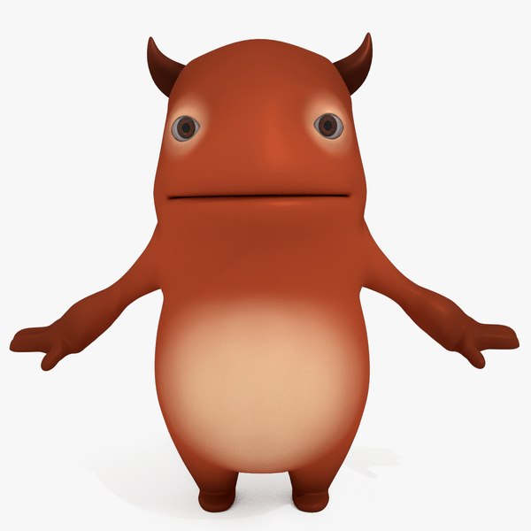 modelo 3d Dibujos animados Monster Sweetie Kevin - TurboSquid 1195195