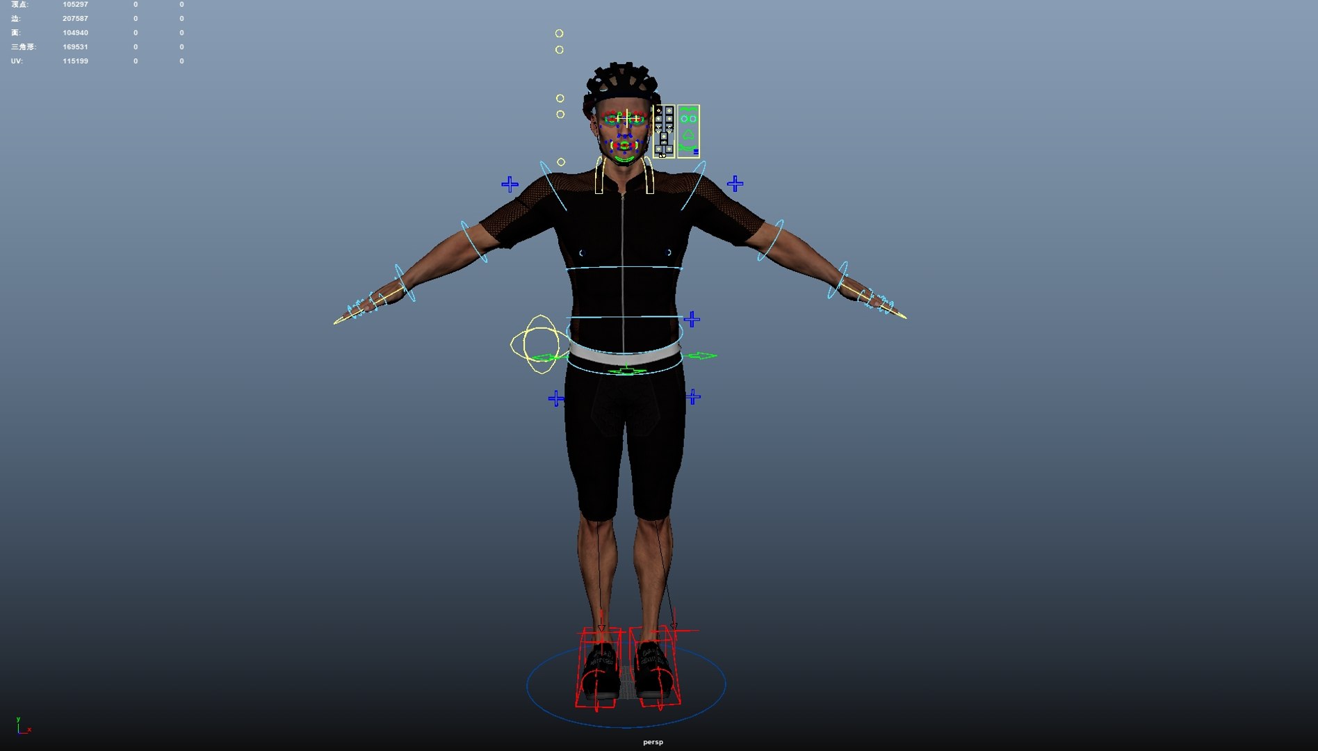 3D Bicycle Rider Model - TurboSquid 2290252