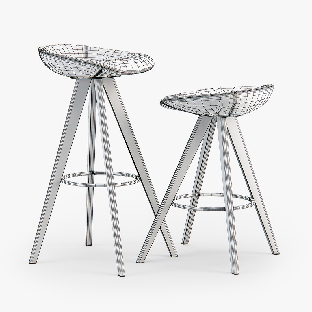 3d Model Of Calligaris Palm W Stool