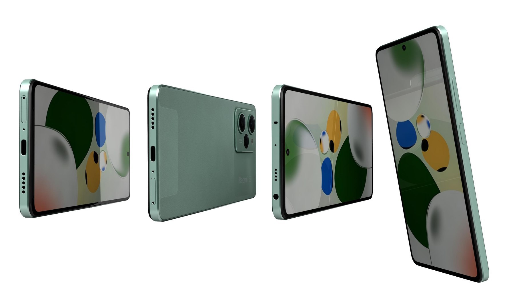 3D Xiaomi Redmi Note 12 Pro Speed Green - TurboSquid 2073147