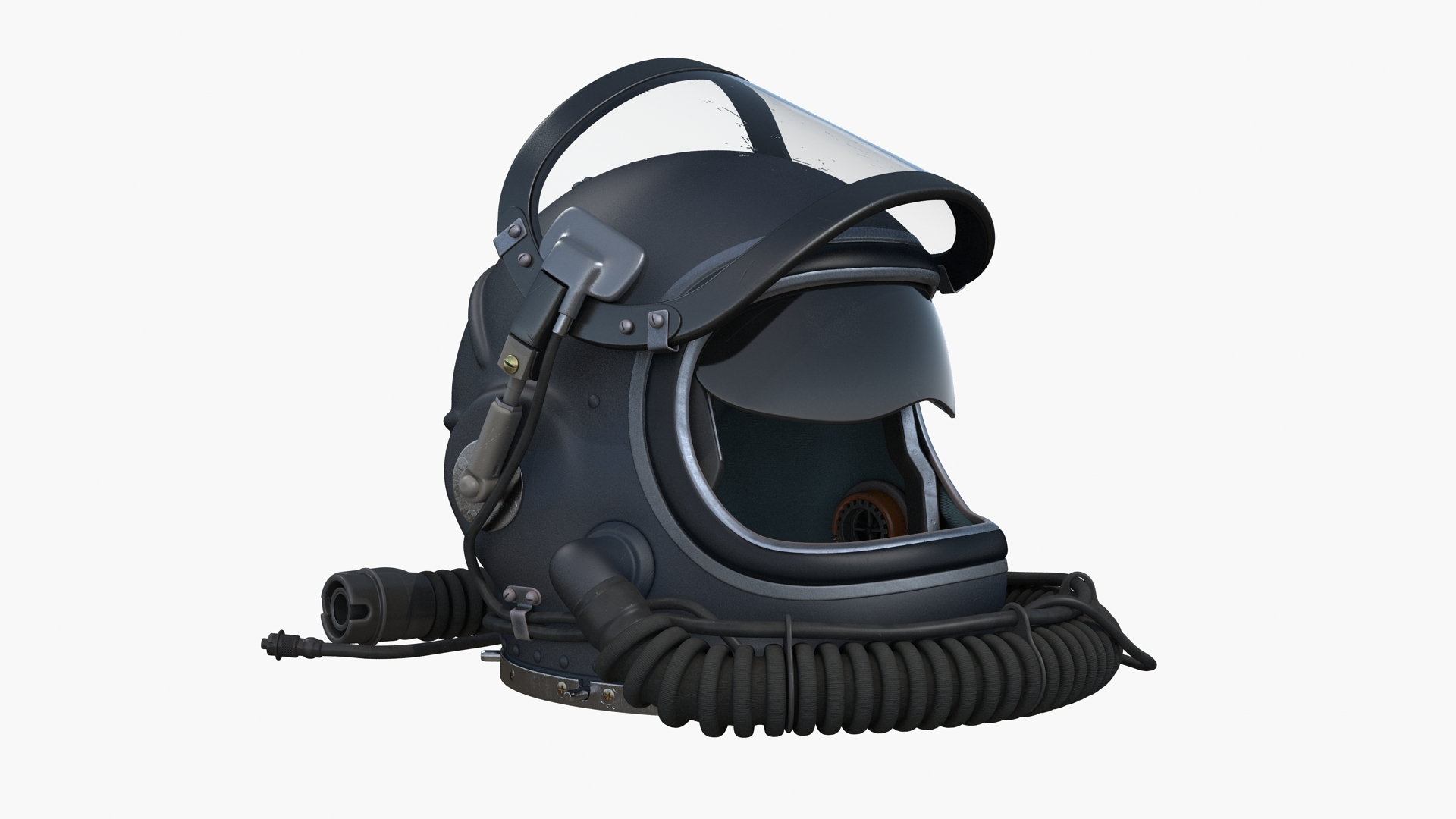 Flight Helmet Raised Visor 3D Model - TurboSquid 1585335