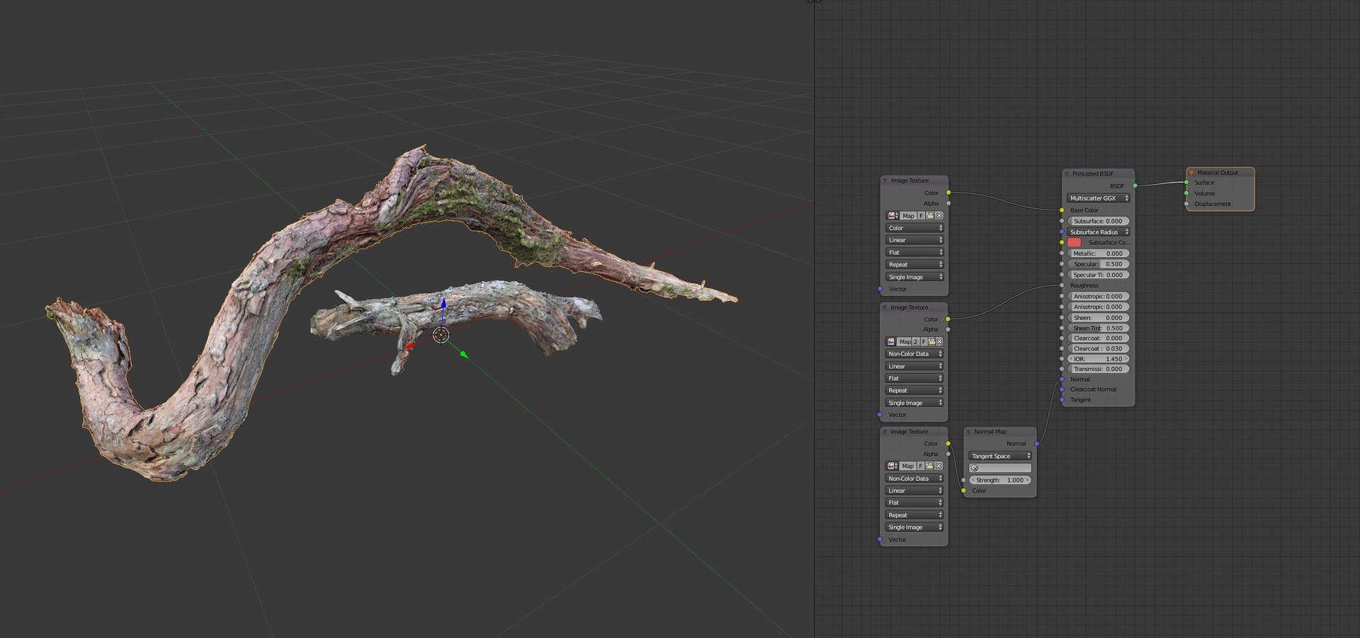 3D Dead Twisted Tree Scan - TurboSquid 1422028