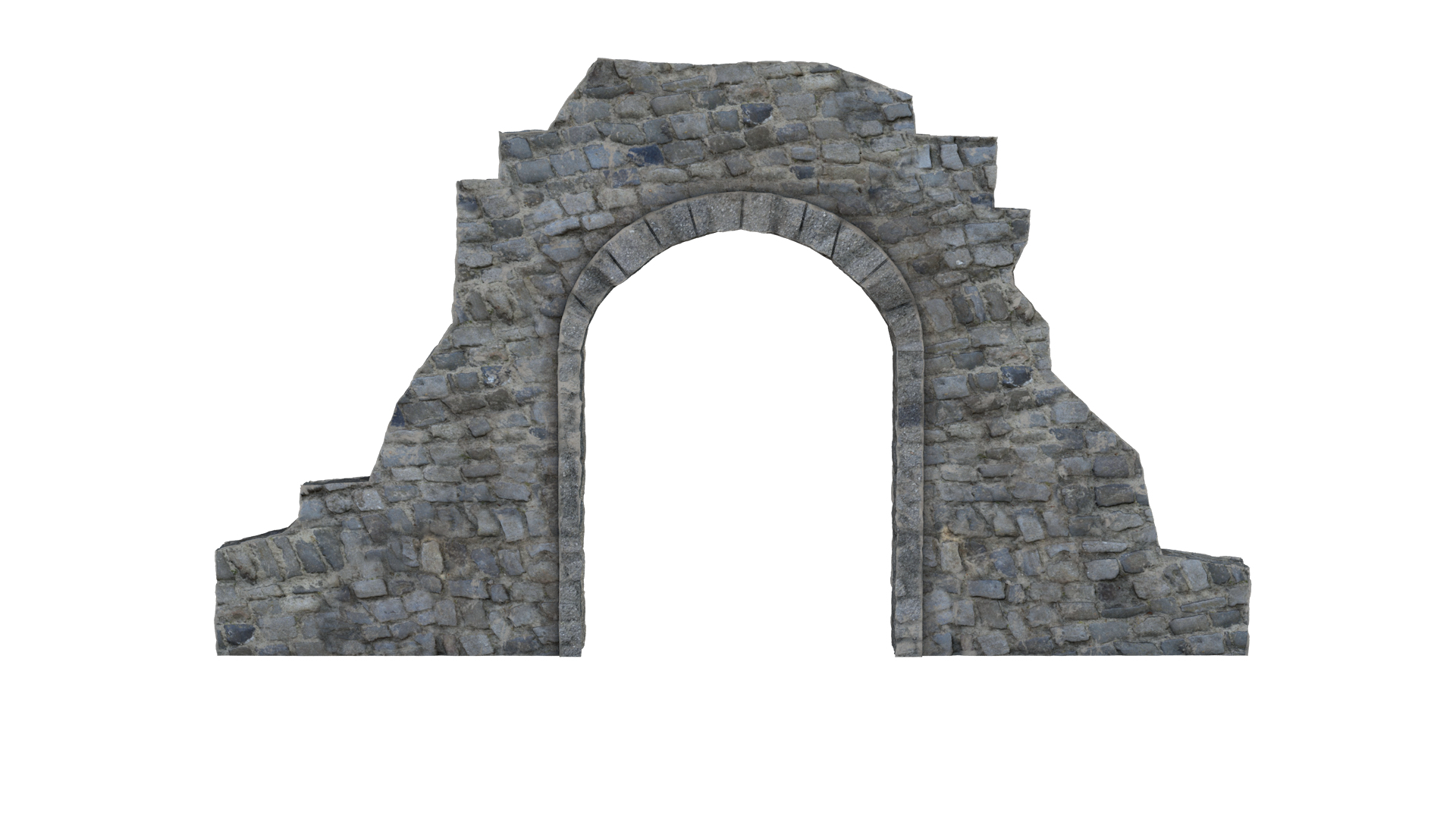 3D Old Stone Entrance - TurboSquid 1844975
