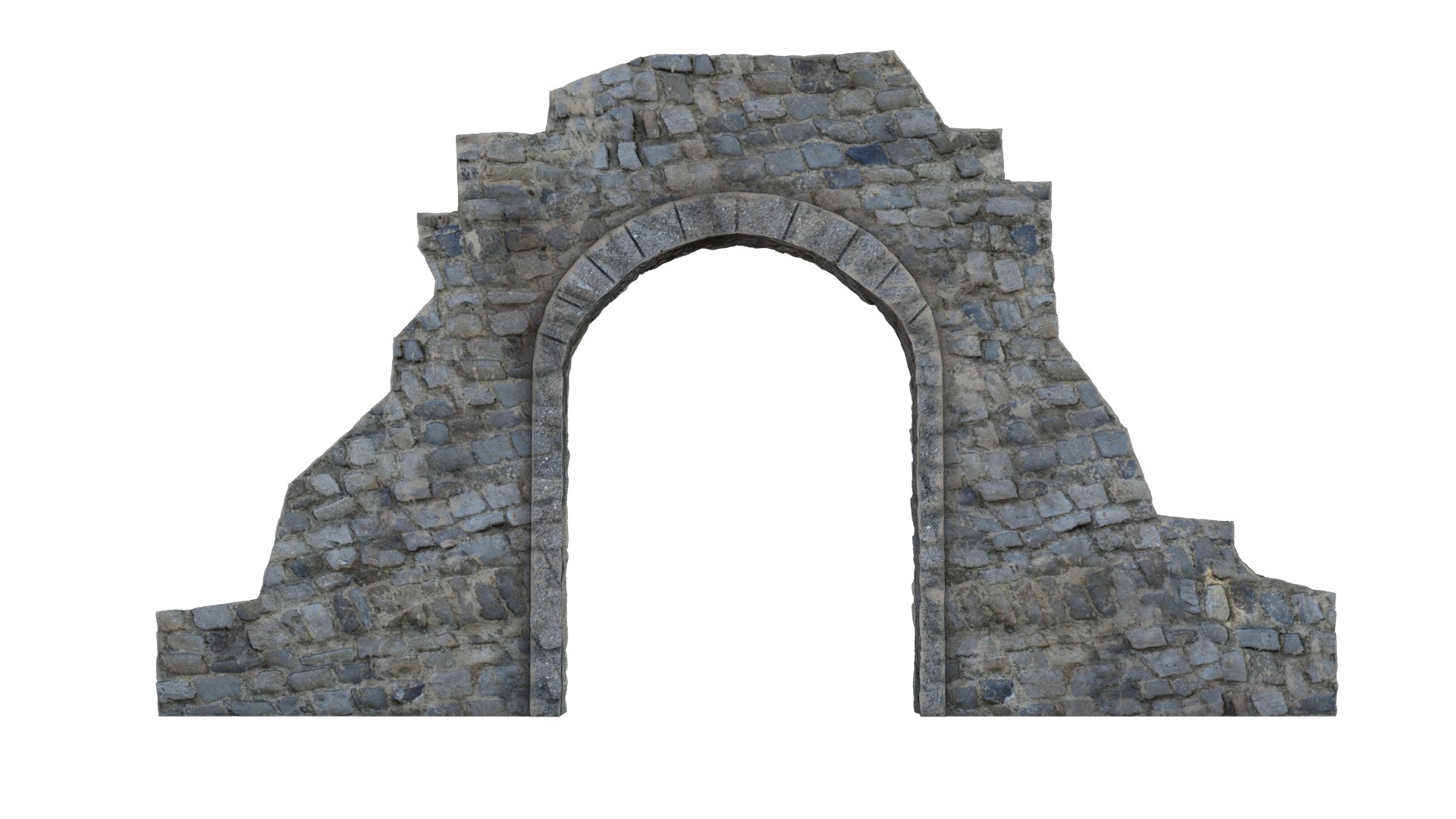 3D Old Stone Entrance - TurboSquid 1844975